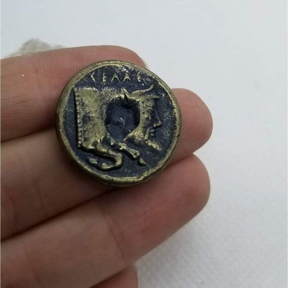 Jewelry | Vtgtoken Inform Of Ancient Greek Coin | Poshmark